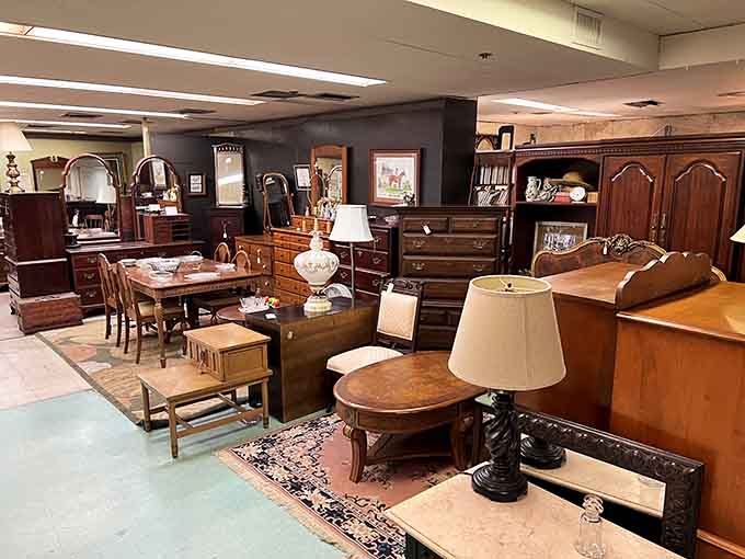 A furniture lover's dream floor where every piece tells a story and demands a second mortgage payment.