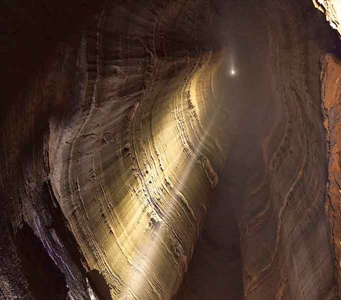 Fantastic Pit's striped walls create a natural amphitheater that would make any concert venue jealous of the acoustics.