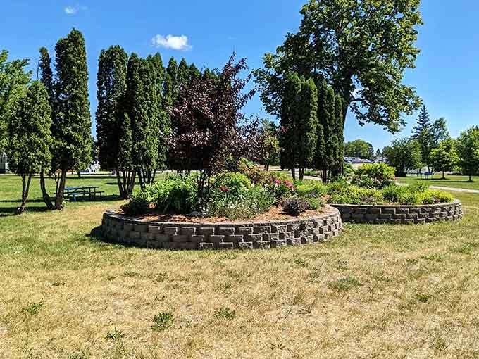 Even the town parks here look like they're auditioning for a Minnesota tourism commercial.