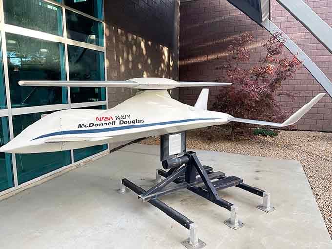 This NASA experimental aircraft looks ready to launch into the Arizona sky at a moment's notice.