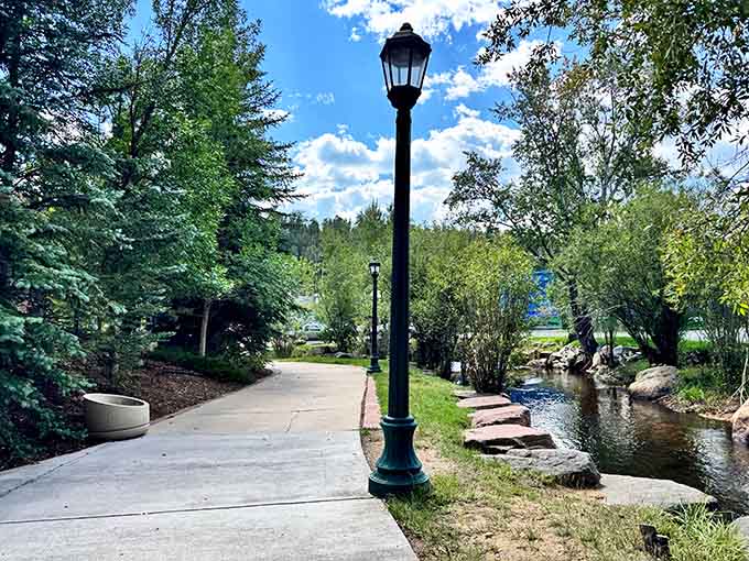 The Riverwalk proves that the best therapy doesn't require a couch, just a lamppost and flowing water.