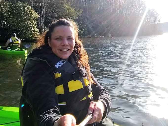 That smile says it all: sometimes the best catch of the day is pure contentment.