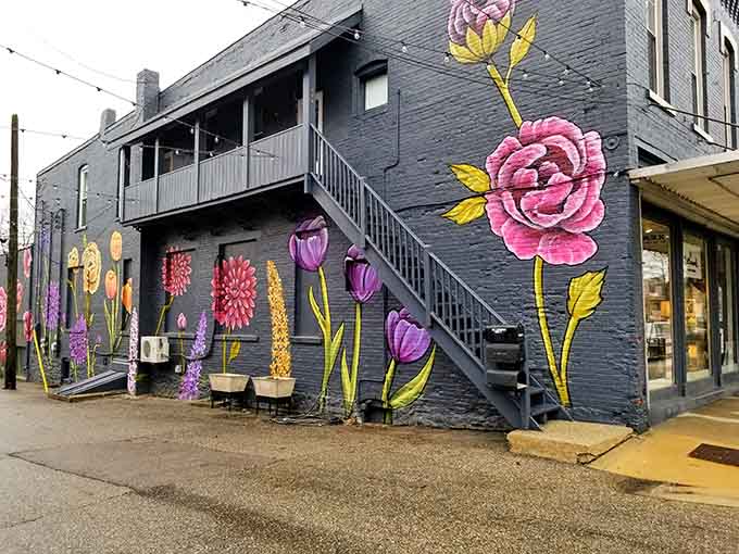 Street art transforms ordinary walls into conversation starters, proving creativity thrives everywhere, not just in big cities.