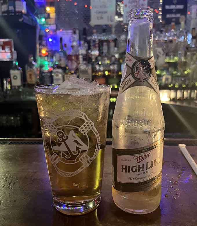 Sometimes the simplest pleasures are the best: cold beer in a frosted glass, ready to fuel your gaming marathon.