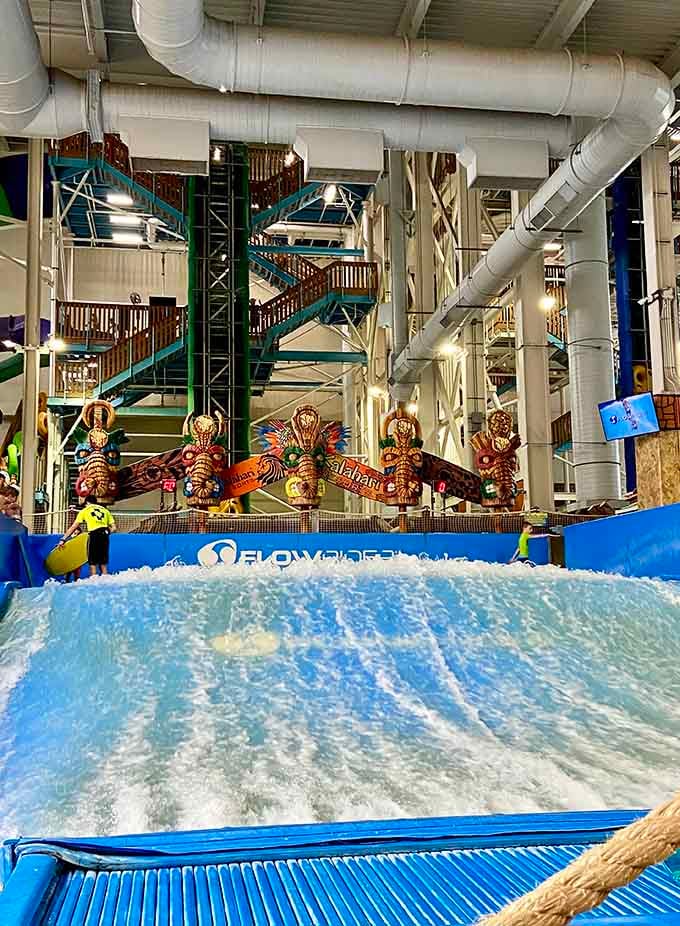 The FlowRider lets you pretend you're surfing in Hawaii while technically still being within driving distance of Scranton.