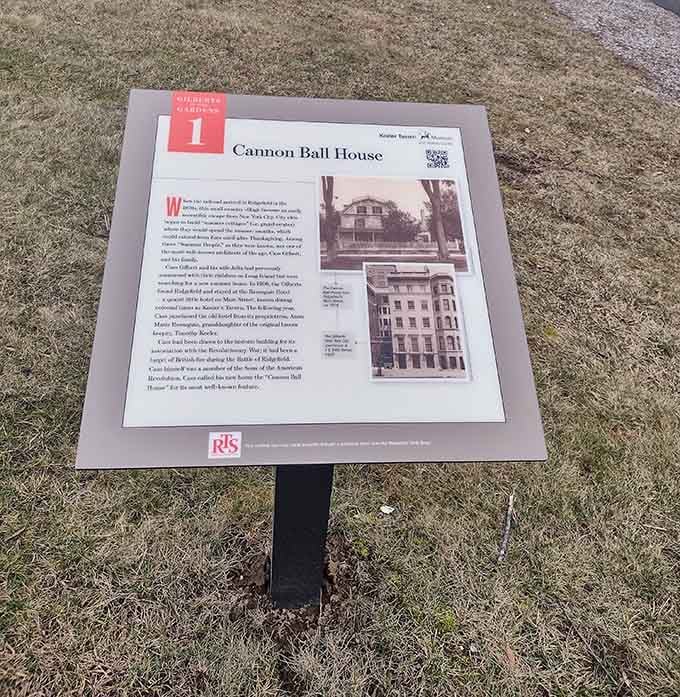 When your house has its own historical marker about a cannonball, you've officially won the neighborhood bragging rights.