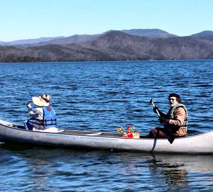 Winter paddling offers solitude and stunning mountain views, plus bragging rights for being adventurous in the cold.