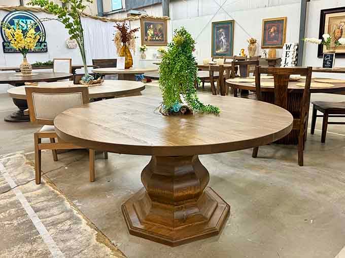 That dining table has hosted more family dinners than you can count, and it's ready for yours.