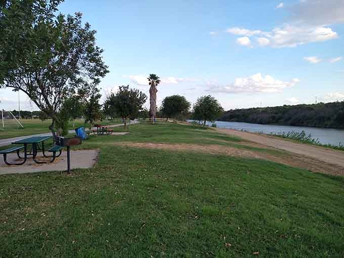Riverside parks in Laredo offer peaceful spots where you can actually hear yourself think, imagine that in today's world.