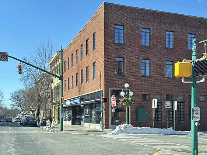 Downtown's brick buildings wear their history well, like your favorite jacket that only gets better with age.