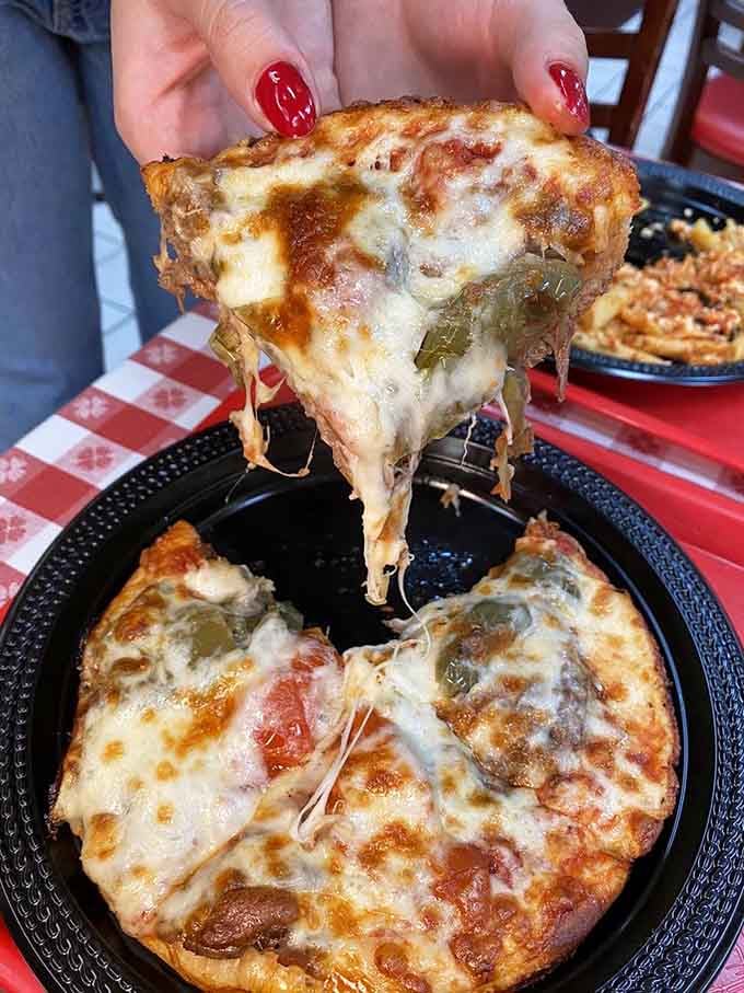 That cheese pull could win awards, or at least make your coworkers insanely jealous at lunch.