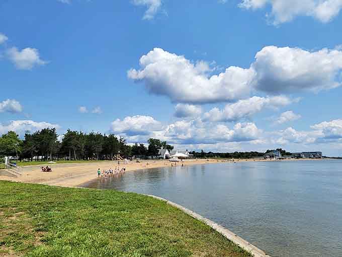 Hammonasset's beach stretches out like nature's own welcome mat, sand included at no extra charge.