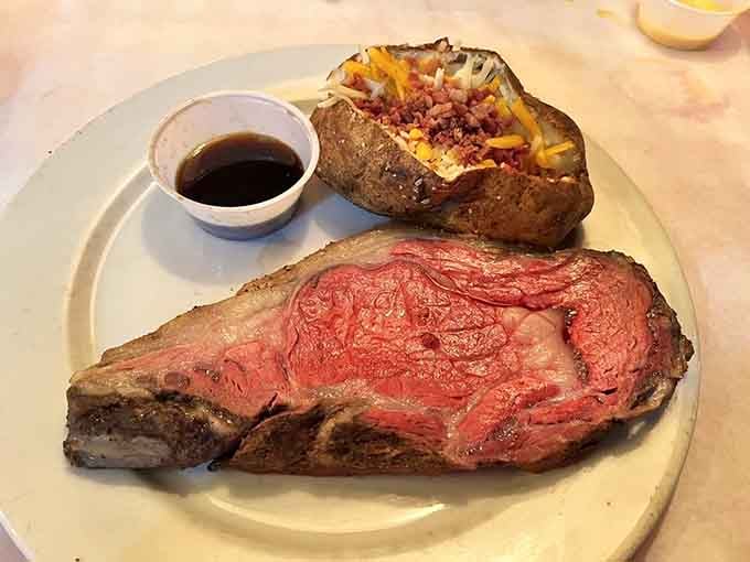 Prime rib this perfectly pink doesn't happen by accident, it's the result of serious kitchen expertise.