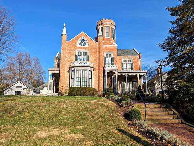 The Castle's Gothic Revival turrets make you wonder if Rapunzel might be available for Ohio tours.