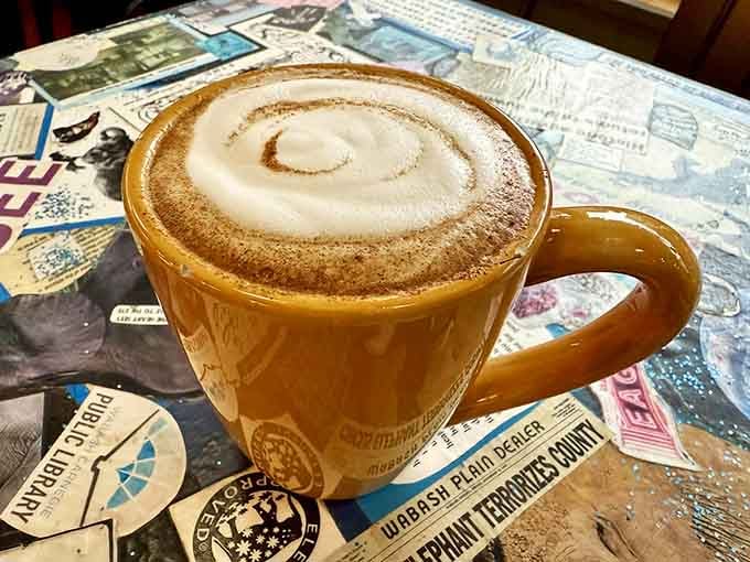 That perfect spiral of foam sits atop your cappuccino like a crown on coffee royalty.