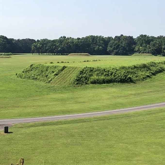 One of the smaller mounds proving that size isn't everything when you're building for eternity.