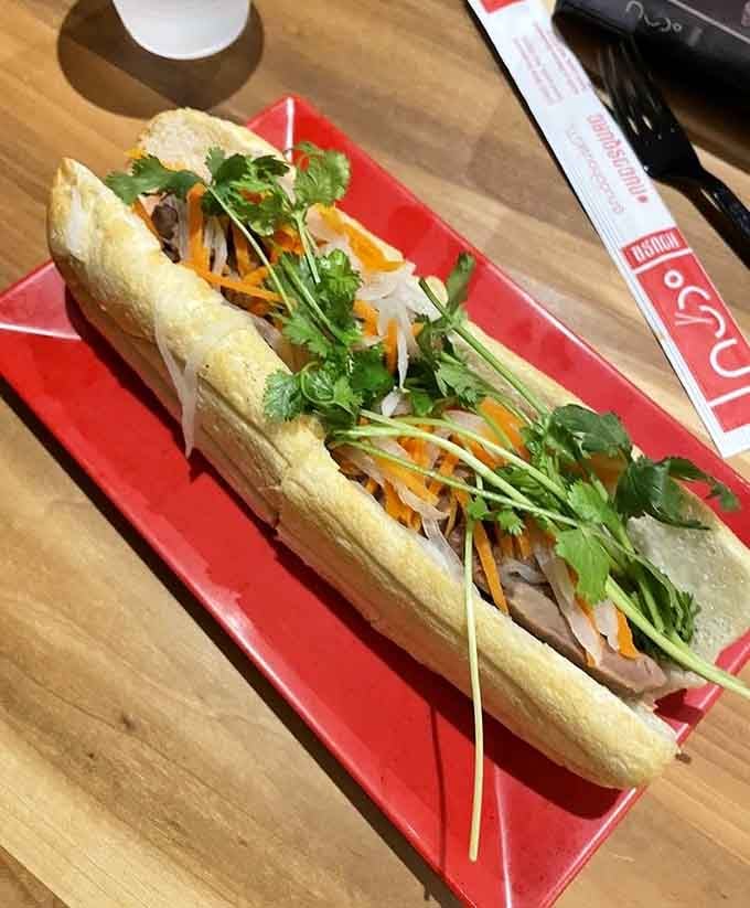 The Nudo Banh Mi bridges two culinary worlds, proving that fusion food can be friendship, not confusion.