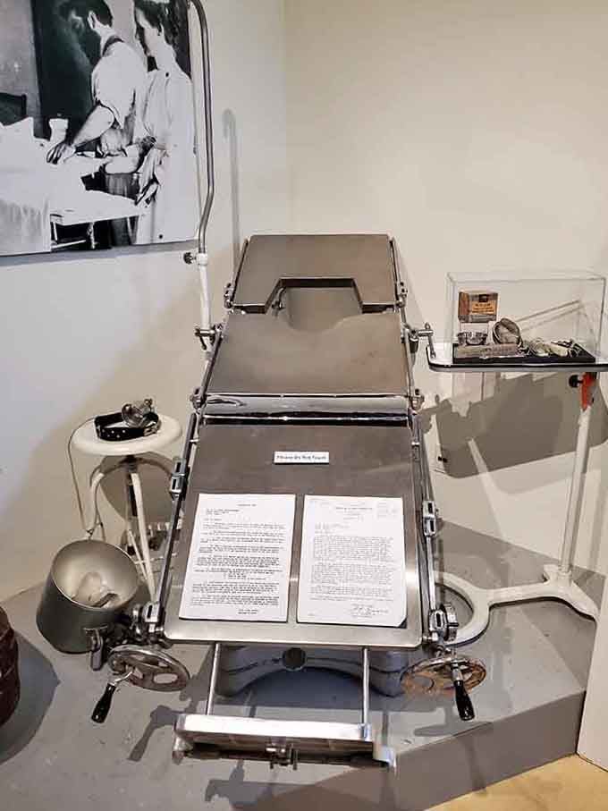 Medical equipment that once seemed cutting-edge now looks like something from a Victorian horror story.