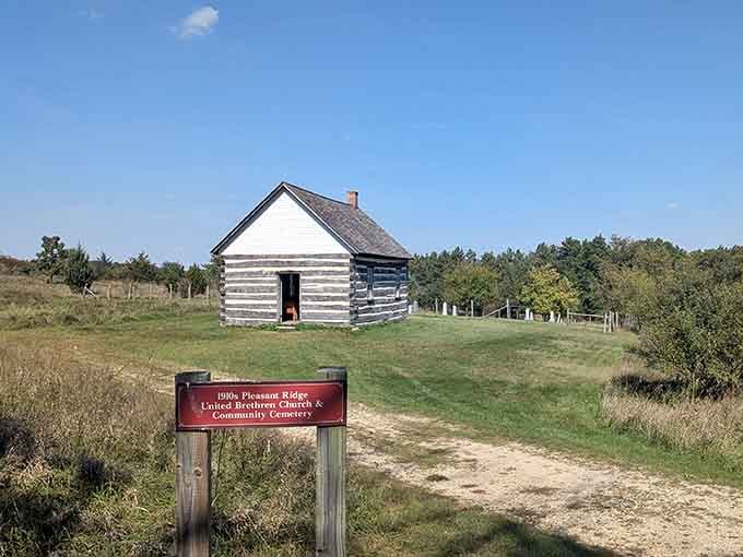 This hilltop church reminds us that Sunday services required serious commitment when walking uphill both ways was literal.