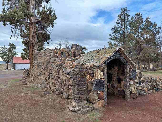 Even the humble structures showcase intricate stonework that would make medieval masons weep with envy and confusion.