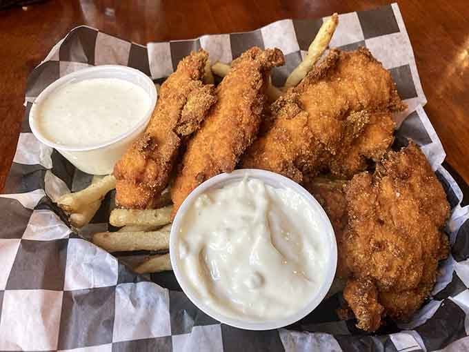 Golden, crispy chicken tenders that prove sometimes the classics are classic for a very good reason indeed.