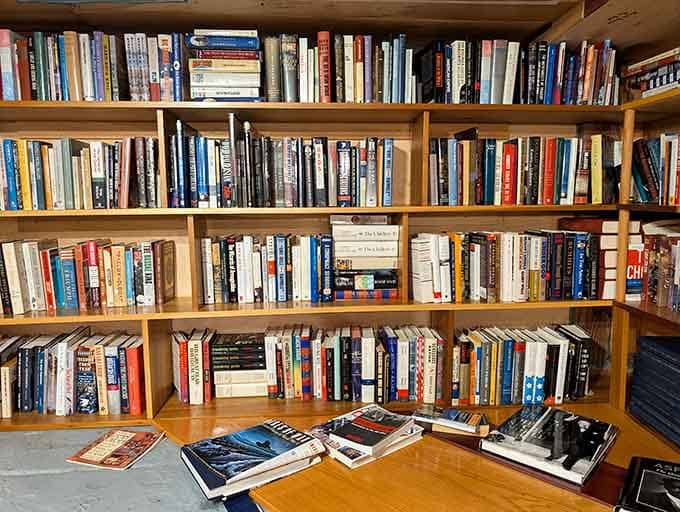 These shelves hold more stories than your uncle at Thanksgiving, and they're all significantly more interesting.
