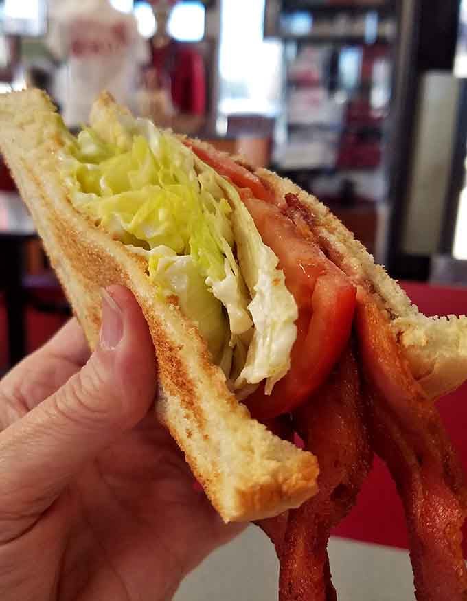 When your BLT needs a toothpick to stay together, you know someone in the kitchen has a generous soul.