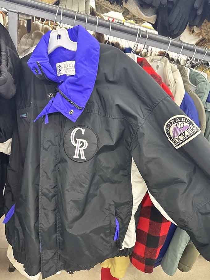 Score a vintage Rockies jacket and channel your inner 1990s baseball fan without the commitment of actual tickets.