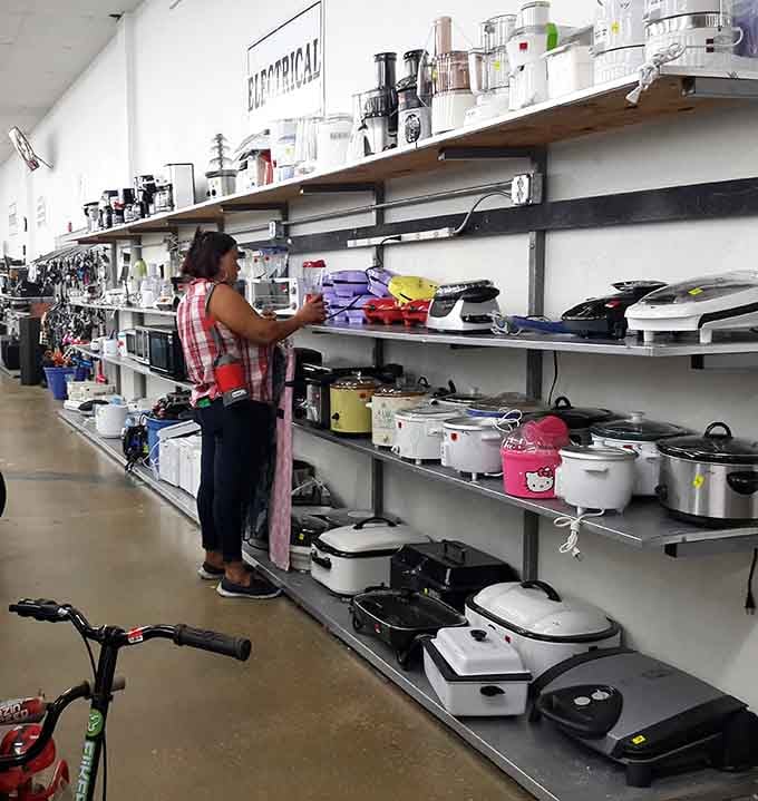 From slow cookers to blenders, this aisle has every kitchen gadget your grandmother ever swore by and then some.