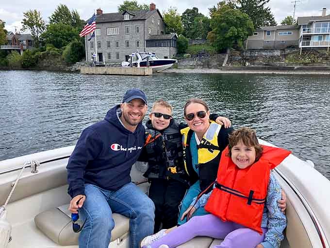 Nothing beats family time on the water with historic buildings providing the perfect backdrop for memories.