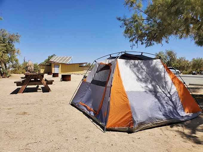 Camping here feels like pitching your tent on another planet, minus the need for a spacesuit.