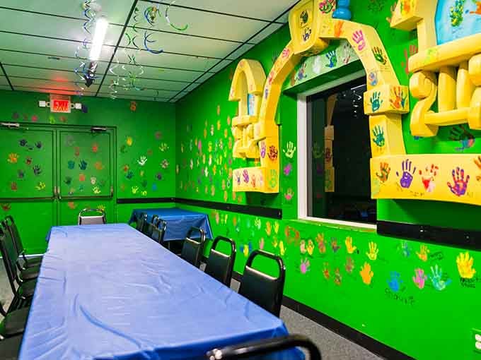 Birthday parties here create memories that last longer than the cake, with handprints proving generations of celebration and joy.