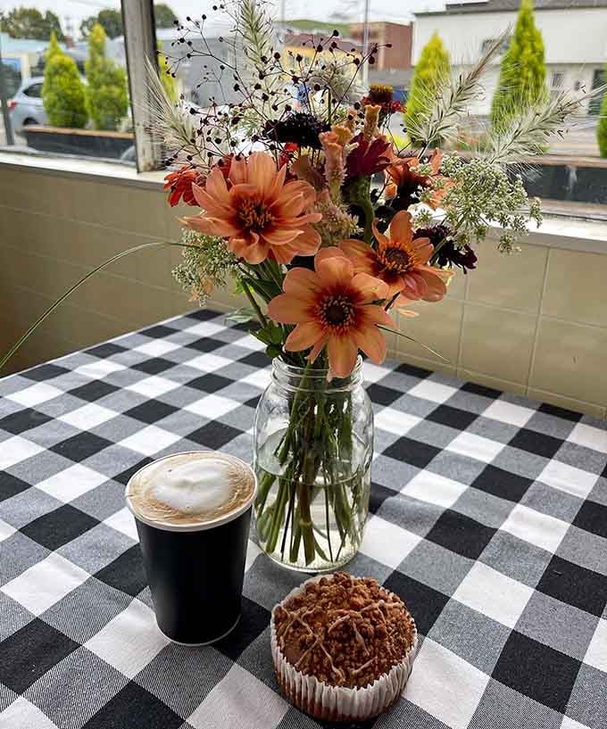 The Maple Spice Latte: autumn in a glass, even when it's not technically fall outside.