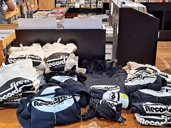 Because sometimes you need to wear your record store loyalty on your sleeve, literally and proudly.