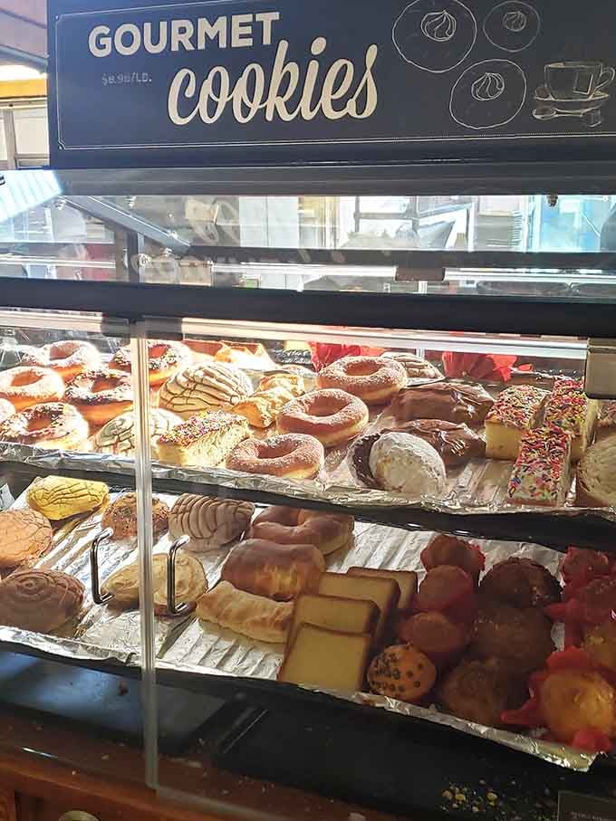 Gourmet cookies and pastries that'll make your diet plans evaporate faster than morning dew in July.