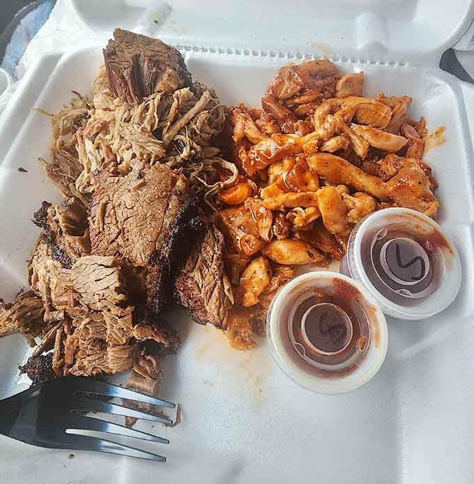 When your plate arrives looking like this, you know you've made all the right decisions in life today.