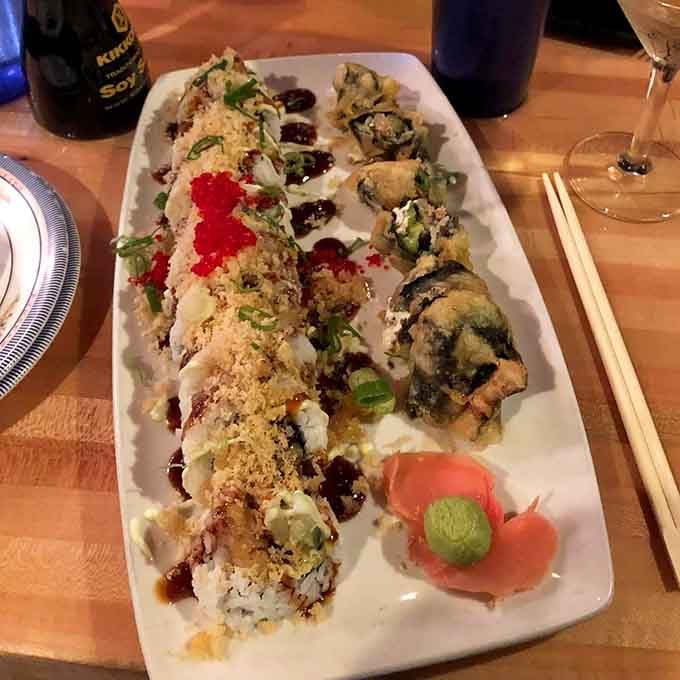 These beautifully crafted rolls prove that sushi can be both art and comfort food simultaneously.