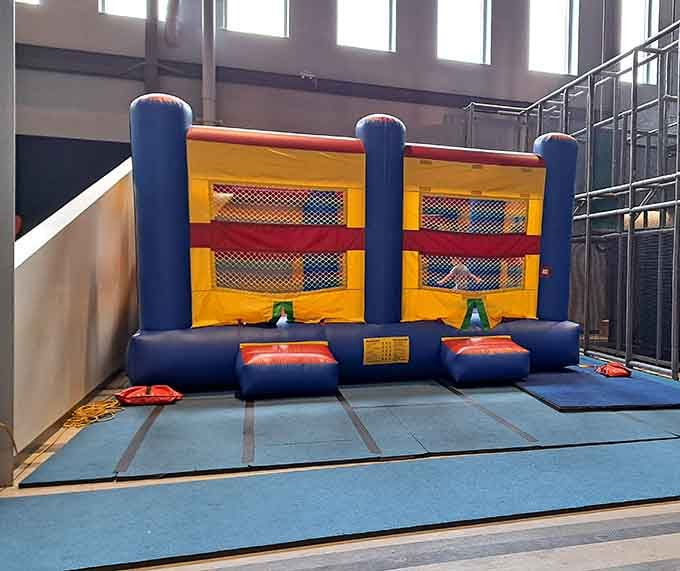 This bounce house isn't just for kids, though they'll never let you have a turn anyway.