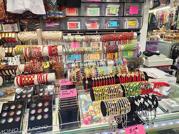 Jewelry displays that would make a magpie weep with joy, glittering with possibilities for every budget.