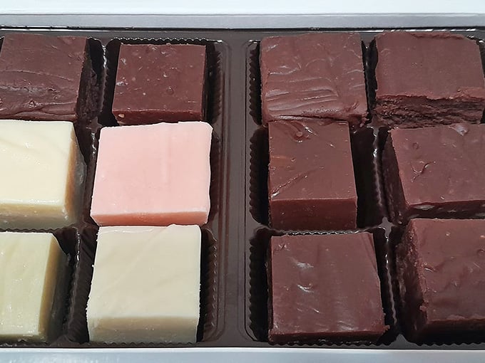 A rainbow of fudge flavors that'll make choosing just one feel like an impossible mission.