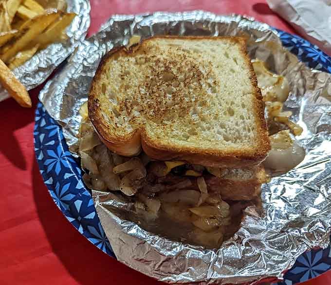 The patty melt: proof that sometimes the simplest combinations create the most spectacular results worth celebrating.