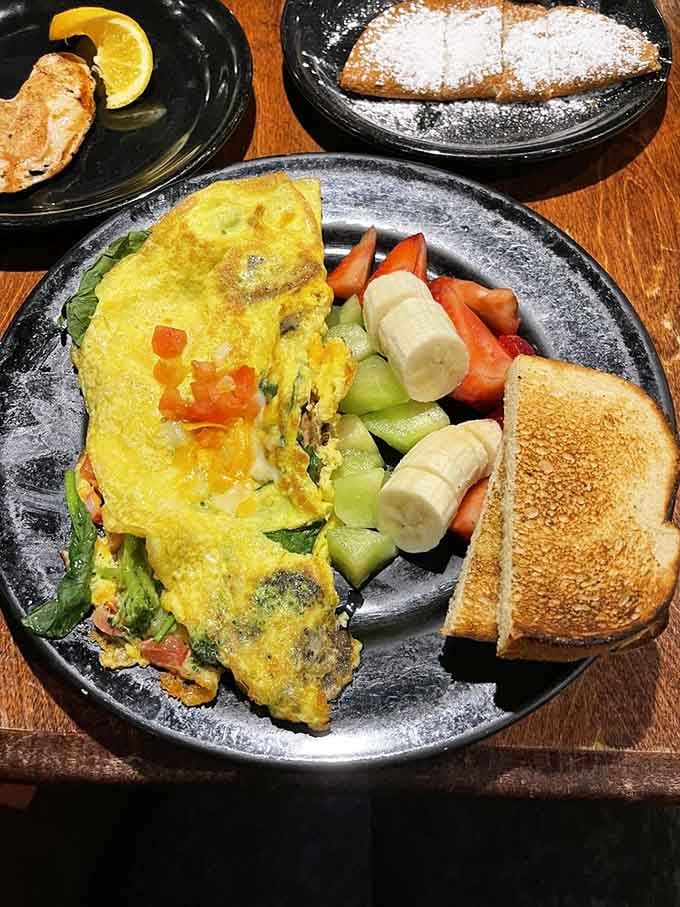 This veggie omelet loaded with fresh produce makes eating your vegetables feel like a reward, not a chore.
