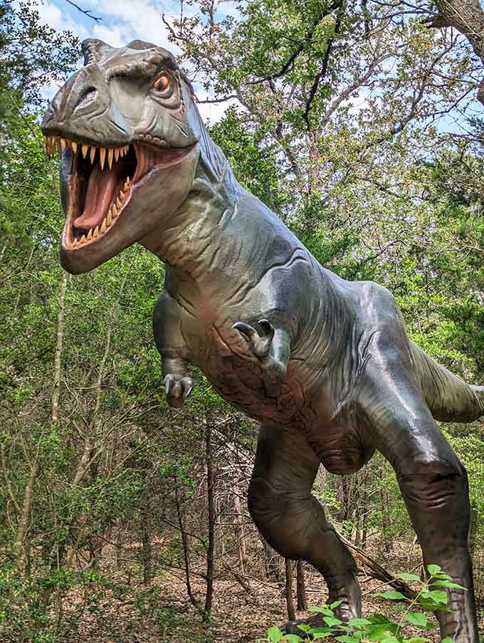 Those teeth could make a dentist faint, but kids find this toothy grin absolutely thrilling instead of terrifying.
