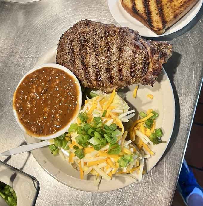 That perfectly seared ribeye with grill marks like a work of art proves simple done right beats fancy every time.