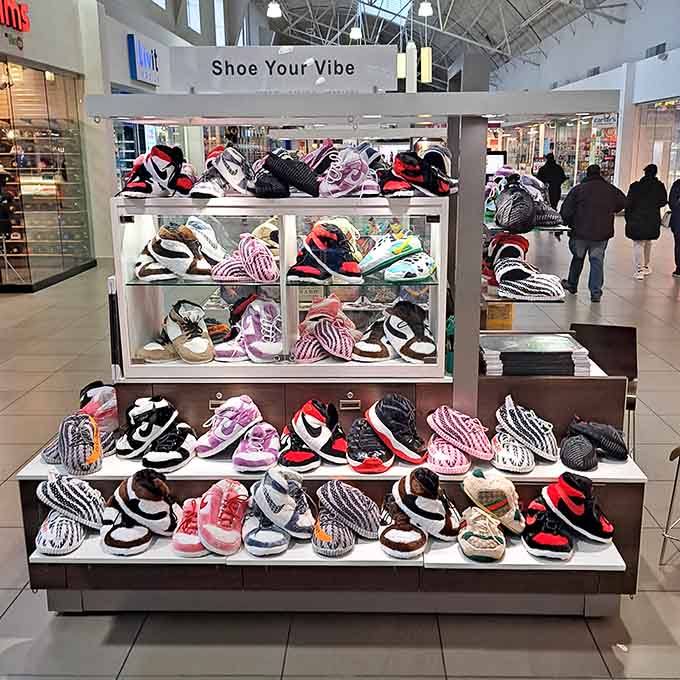 Sneaker-shaped slippers prove that comfort and whimsy can coexist, even if your actual sneakers cost less here.