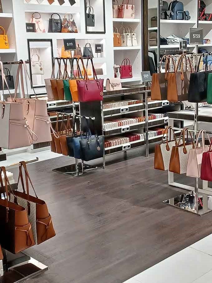 A rainbow of leather goods that proves you can never have too many bags, no matter what your closet says.