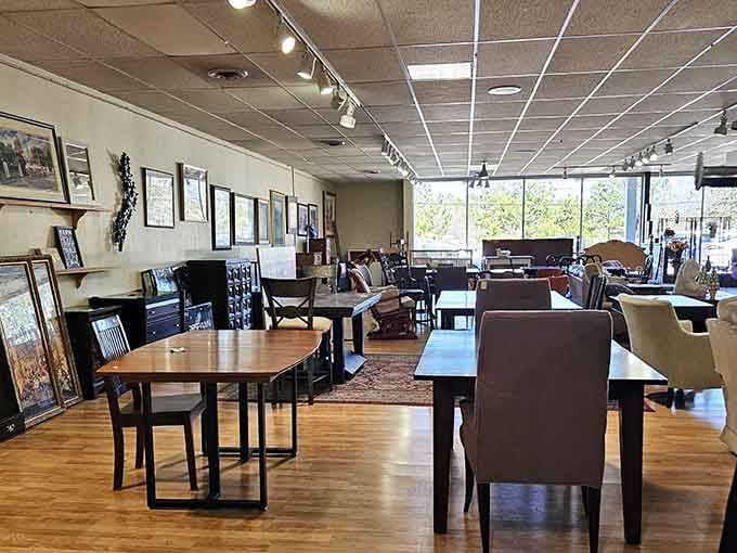 This furniture section could outfit your entire living room without requiring a second mortgage on the house.