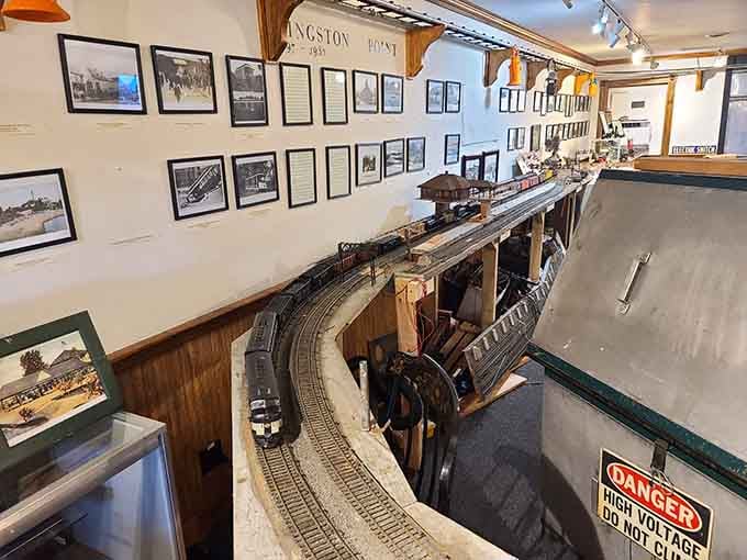 Even the model railroad captures the intricate beauty of Kingston's trolley system in miniature perfection.