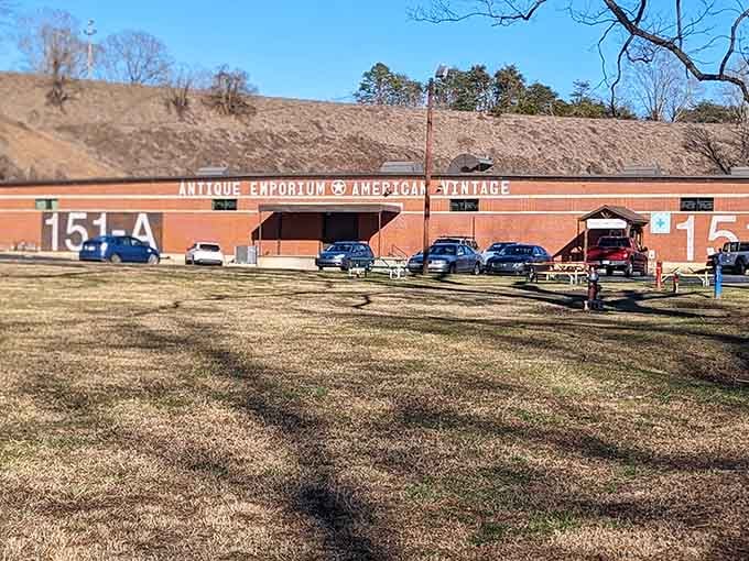 Old Mill Market Square transforms treasure hunting into an Olympic sport, complete with vintage finds worth their weight.
