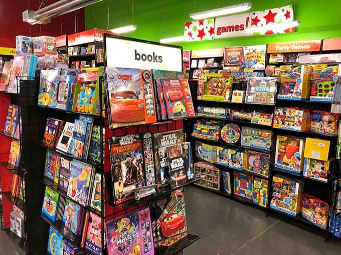 Books and games galore, ready to entertain the little ones without bankrupting the college fund simultaneously.